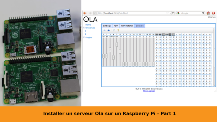 Installer un serveur Ola sur un RaspberryPi - Part 1 - Division Pixel
